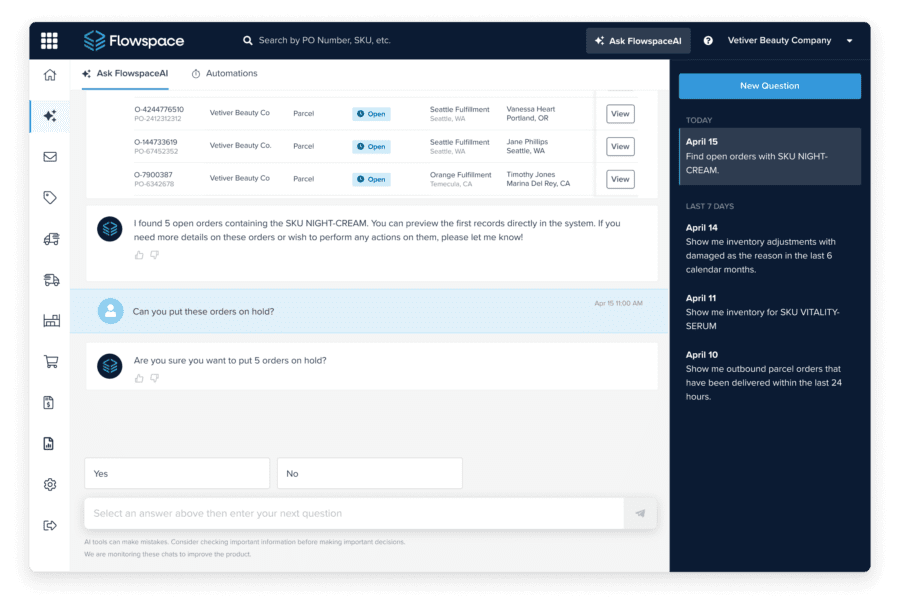 Supply Chain AI-Powered Solution | Flowspace